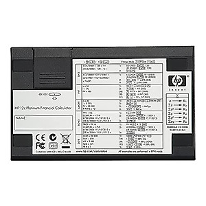 HP F2231AA 12c Platinum Financial Calculator, 10-Digit LCD