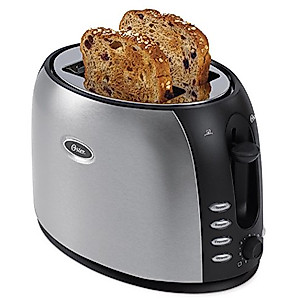 Oster 2 Slice Toaster, Brushed Stainless Steel (TSSTJC5BBK)