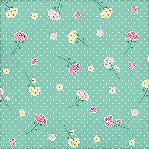 Multiple Brands Floral Tea Party Time Wonderland Birthday Party Supplies Plates and Napkins Bundle Pack for 16 Guests (Plus Party Planning Checklist by Mikes Super Store)