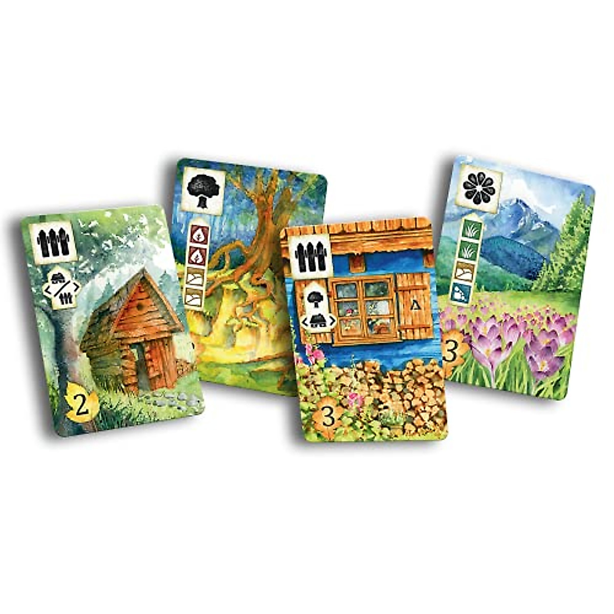Meadow Board Game - Nature Observing Drafting and Set Collection Game, Strategic Exploration, Fun Family Game for Kids & Adults, Ages 10+, 1-4 Players, 60-90 Minute Playtime, Made by Rebel Studio