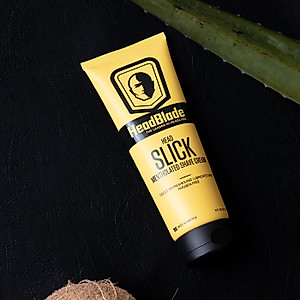 HeadBlade ATX Razor and HeadSlick Shave Cream (8 oz) Bundle - No more Nick, Cuts, or Razor Burns