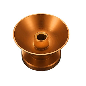 2PCs Replacement Rocker Metal Analog Joystick Thumbstick Mushroom Caps Repair for PS4 PS3 Xbox One (Gold)