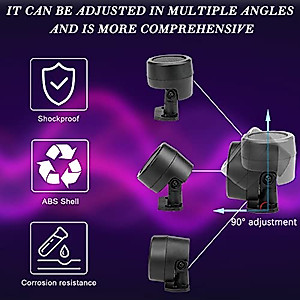 FERCAISH 4 Pcs 500W Car Speaker, TP-006A High Power Stereo Car Tweeter, Vertical Round Easy to Install Speakers for Surface Mounting on Car Truck and Boat