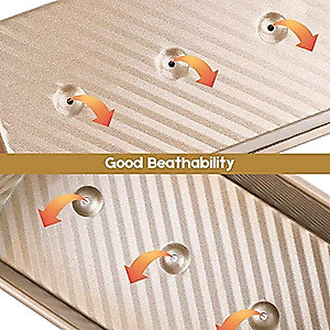 Amagabeli Nonstick Bakeware Loaf Pan with Cover 8.4”x4.5”x4.1” Bundle Amagabeli 8” x 8” 316 Stainless Steel Cast Iron Cleaner