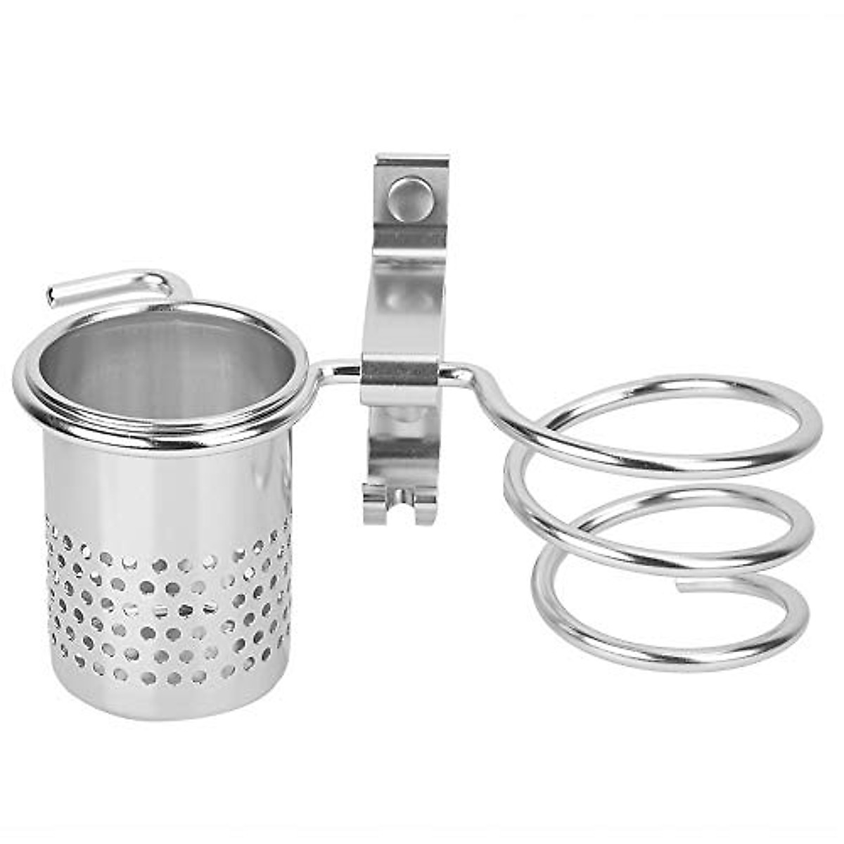 Hair Dryer Holder, Hair Dryer Organizer Wall Mount Hair Blow Dryer Hanging Rack Spiral Hair Styling Stand Organizer With Cup Perfect Bathroom Washroom Accessories Storage(#1)