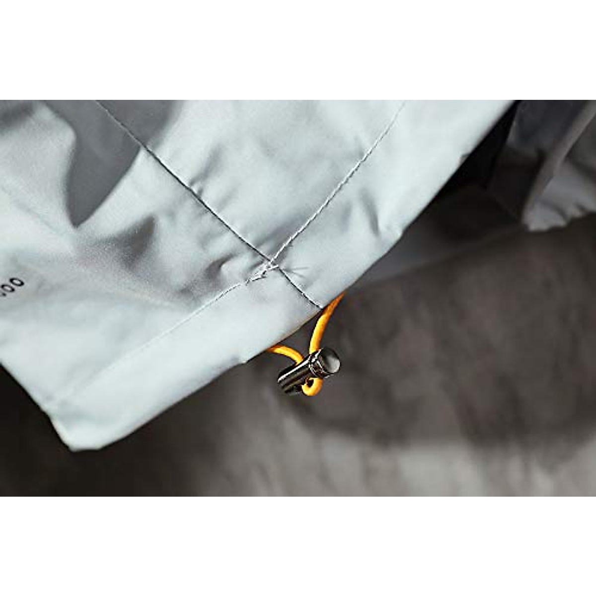 GURUNVANI Casual Hoodie Long Sleeve Hooded Jacket Color Block Pullover (White, Small)