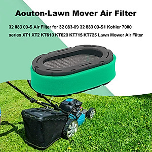 Aouton 32 083 09-S Air Filter for 32 083-09 32 883 09-S1 Kohler 7000 series XT1 XT2 KT610 KT620 KT715 KT725 KT730 KT735 KT740 KT745 19HP-26HP Engine Cub Cadet 3208309 MTD Lawn Mower Air