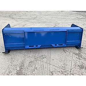 7' XP24 Skid Steer Snow Pusher Blue