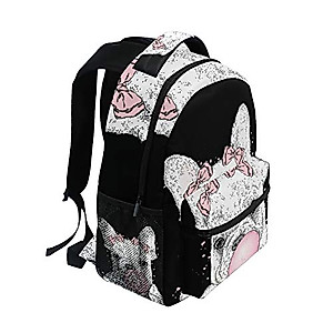 School Backpack Cute French Bulldog Teens Girls Boys Schoolbag Travel Bag