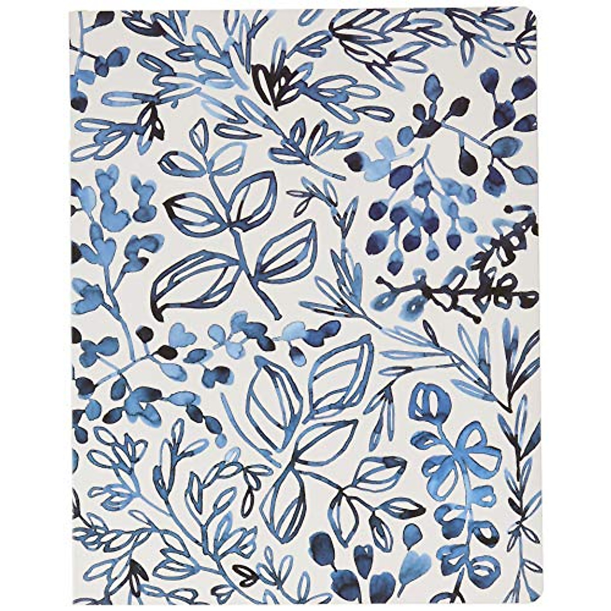 Fringe Wc Indigo Leaf Lg Paperback Journal (841028)