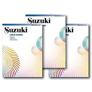 Suzuki Violin School, Violin Part - 3 Book Set - Includes Volume 1, Volume 2 and Volume 3