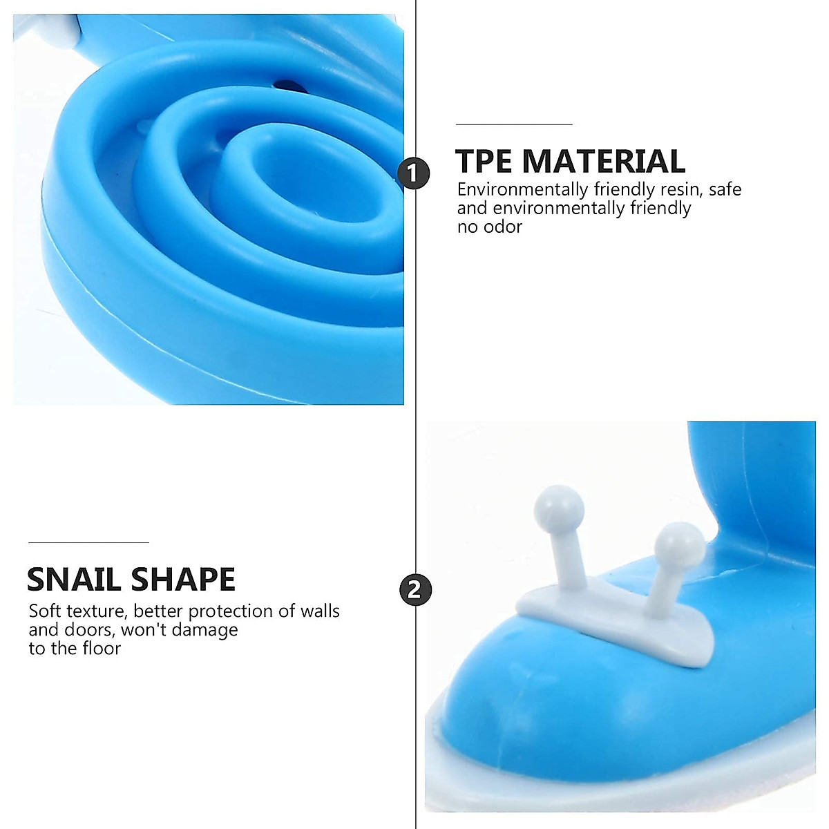 IMIKEYA 10 Pc Door Stoppers, Rubber Door Stopper Kids Door Safety Finger Trap Stoppers Protector Guard Pads in Kids Bedroom Door Edge Safety Bumpers