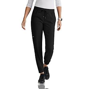 BARCO Grey's Anatomy Spandex Stretch Direct - Dash Scrub Jogger for Women Medium Regular Black