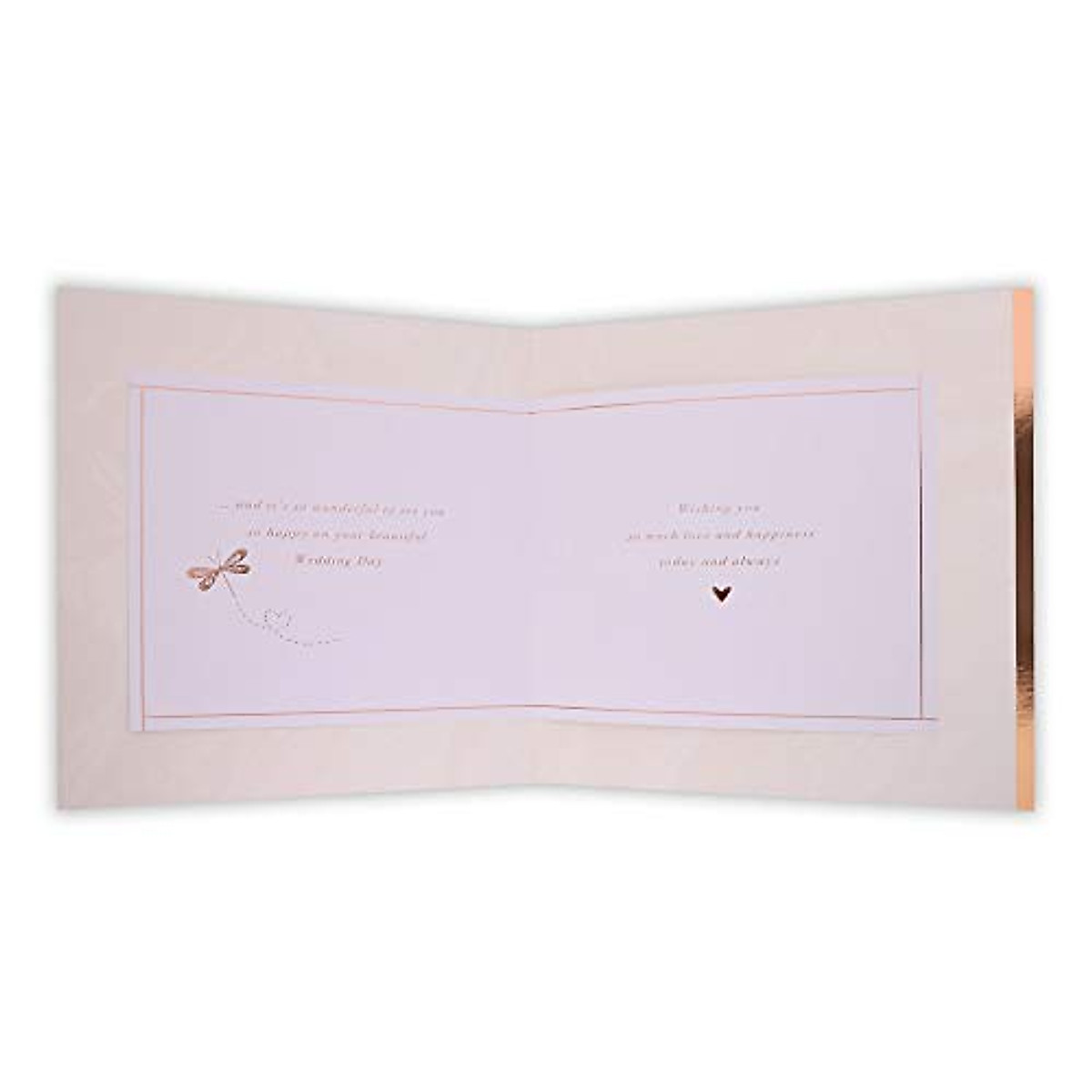Clintons: Glitter Dragonflies Sister & Brother In Law Wedding Card 186x186mm