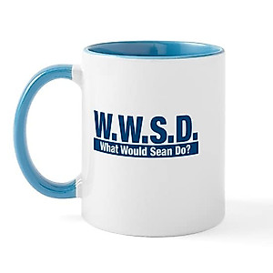 CafePress WWSD What Would Sean Do? Mug Ceramic Coffee Mug, Tea Cup 11 oz
