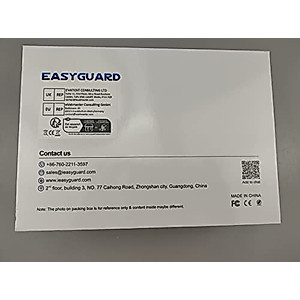 EASYGUARD EC204 2 Way car Alarm System with PKE Passive keyless Entry, Rechargeable LCD Pager Display & Remote Trunk Release, Shock Warning DC12V