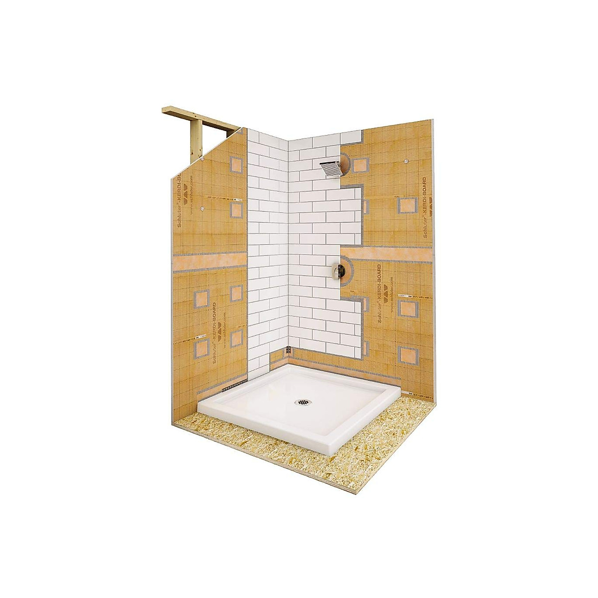 Schluter Systems Kerdi Board Waterproof Shower Kit, Model KBKIT
