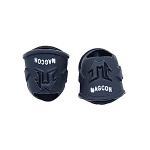 MagConPro - X6 Kit - 2 Thumb Sleeves + 2 Thumb Stick Covers + 2 Magnetic Sniper Tower Extensions - Compatible with Xbox, Playstation, Nintendo Switch and PC Controllers (Regular, Yellow)