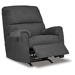 Signature Design by Ashley Miravel Casual Manual Rocker Recliner, Gray