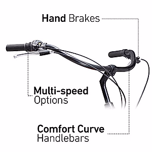 sixthreezero Around The Block Women's Beach Cruiser Bike, Hybrid Bicycle with Rear Rack