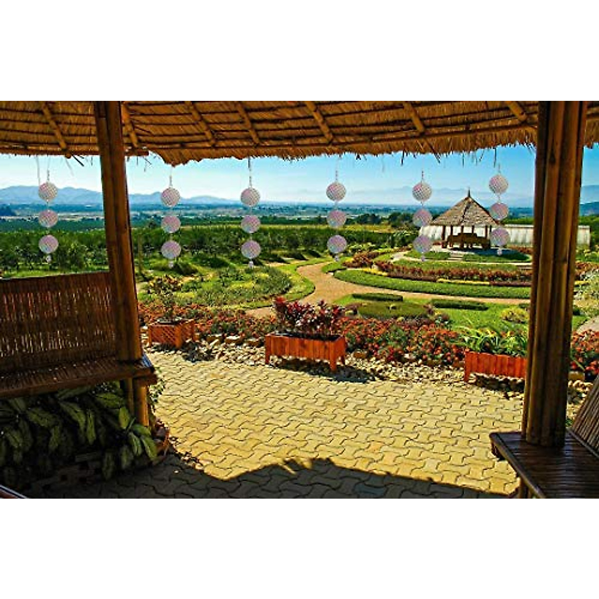 FIAMER Bird Repellent Bird bar Garden Farm Outdoor Multi-Purpose Courtyard Decoration Bird Reflection and Shockproof Protection of Grain farmland Wind Energy Sculpture and Rotating Bird Deterrent