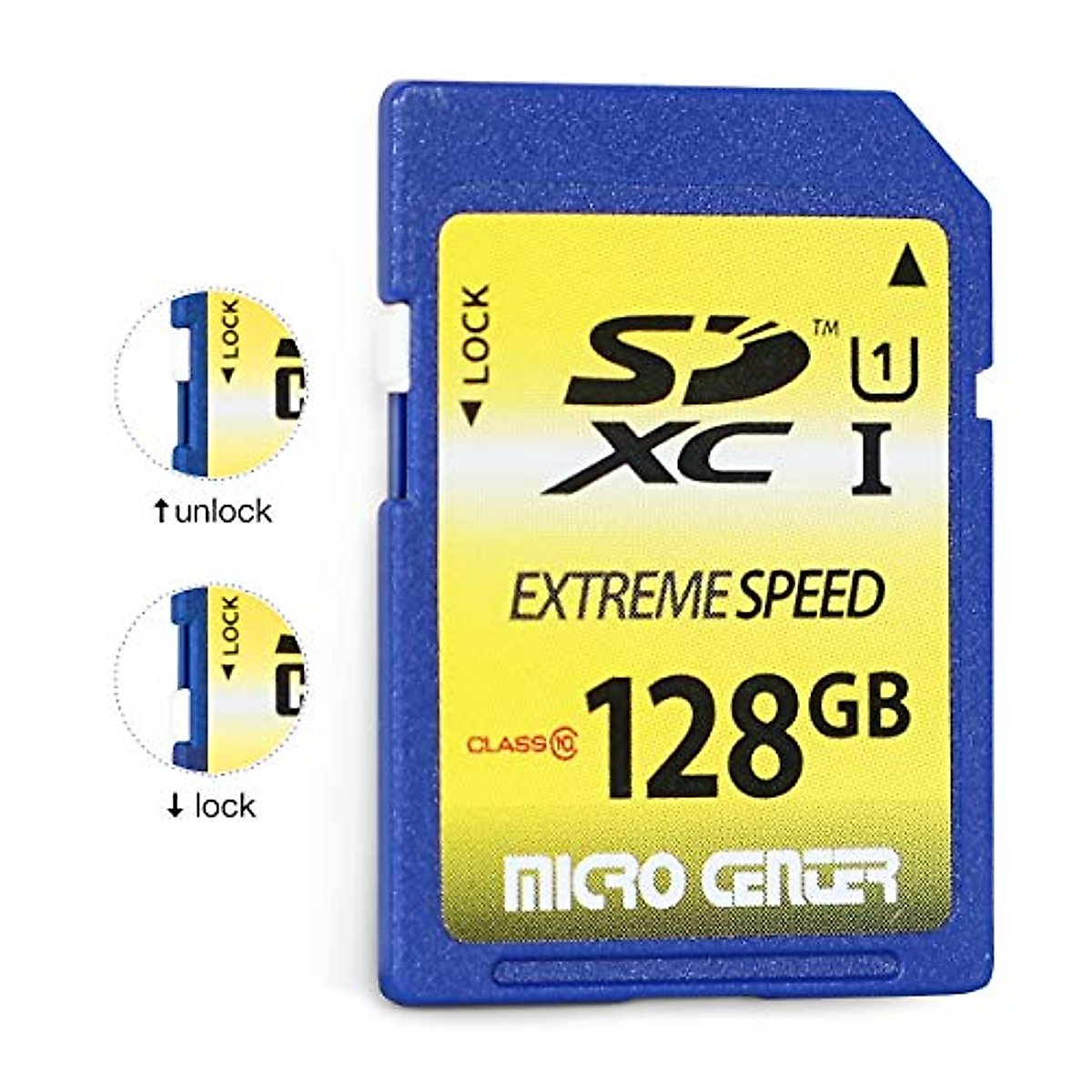 128GB Class 10 SDXC Flash Memory Card Full Size SD Card USH-I U1 Trail Camera Memory Card by Micro Center