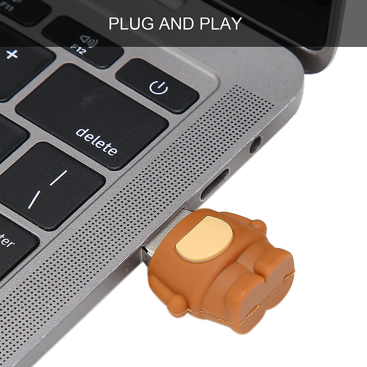 Cute Monkey USB Flash Drive, Cartoon Animal Monkey Thumb Drive, Pendrive Memory Thumb Stick, Gifts for School Students Kids Children Teacher Collegue Employees(128GB)