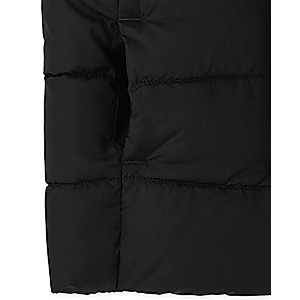 The Children's Place Boys' Medium Weight Puffer Jacket, Wind, Water-Resistant, Black, Medium (7/8)