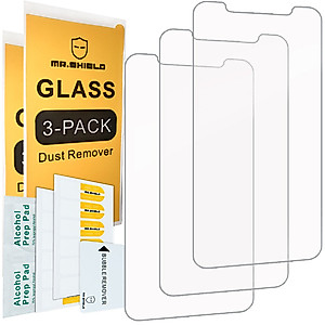 Mr.Shield [3-PACK] Designed For iPhone 11 [6.1 Inch] and iPhone XR [6.1 Inch] [Tempered Glass] Screen Protector [Japan Glass With 9H Hardness] with Lifetime Replacement