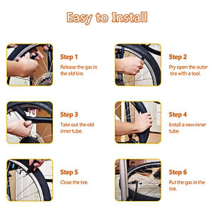 Cenipar 12.5x1.75/2.15'' Inner Tire Tubes,Premium Explosion Proof Front Wheel Replacement Tire Inner Tubes for All BOB Revolution, Royalbaby, and More Strollers, Pack of Two