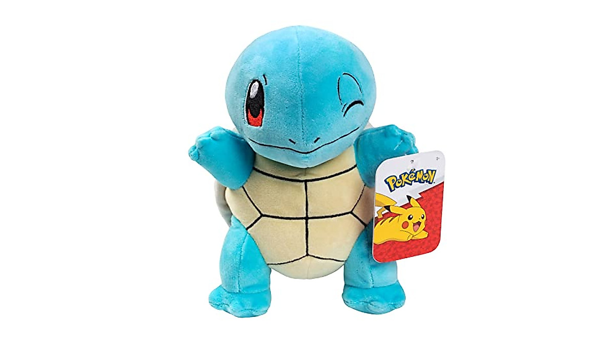 Pokémon 8" Squirtle Plush Toy - Soft & Cuddly Gift for Fans
