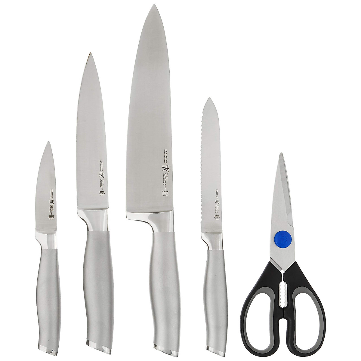 HENCKELS Modernist Razor-Sharp 6-pc Studio Knife Set, Chef Knife, Paring Knife, Utility Knife, German Engineered Informed by 100+ Years of Mastery