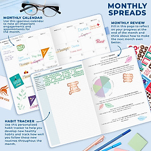 Clever Fox Large Medical Planner 12-Month – Medical Notebook, Health Diary, Wellness Journal & Logbook to Track Health – Self-Care Medical Journal – 12 Months, Undated, 7″ x 10.5″ (Light Blue)