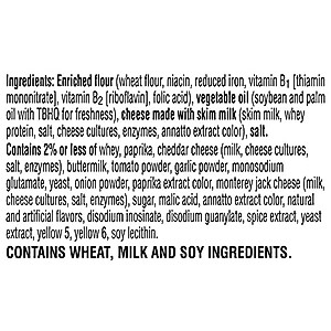 Cheez-It, Baked Snack Cheese Crackers, Cheddar Jack, 7oz (Pack of 6)