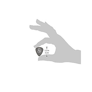 JIM DUNLOP 417P2.0 Grip®, Black, 2.0mm, 12/Player's Pack