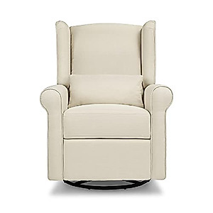 DaVinci Hayden Recliner and Swivel Glider in Natural Oat, Greenguard Gold & CertiPUR-US Certified