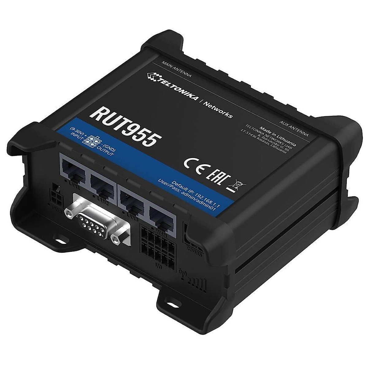 Teltonika RUT955 LTE Router (US: AT&T, T-Mobile)