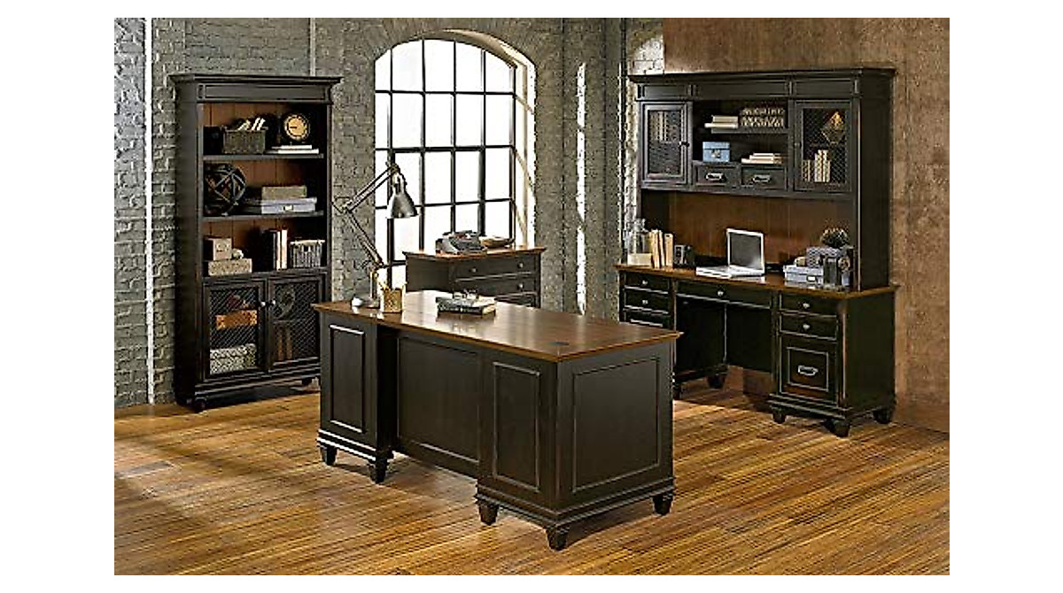 Martin Furniture Hartford Double Pedestal Desk - Vintage & Fully Assembled