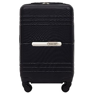 Travelers Club 20" Richmond Spinner Carry-On Luggage, Black, 20 Inch