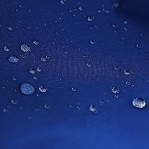 MSC Heavy Duty 600D Marine Grade Polyester Canvas Trailerable Waterproof Boat Cover,Fits V-Hull,Tri-Hull, Runabout Boat Cover (Model D - Length:17'-19' Beam Width: up to 96", Pacific Blue)