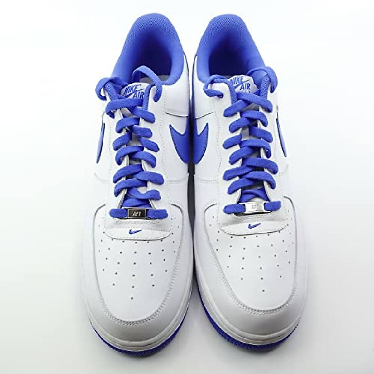 Nike Men's Air Force 1 '07 An20 Basketball Shoe, White/Medium Blue, 9