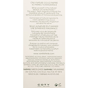 Vanilla Fields Cologne Spray, Vegan Formula, Perfume, Enticing Flower Notes, 0.75oz