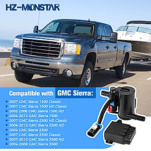 Vapor Canister Vent Solenoid Compatible with Chevrolet Silverado 1500 2500 3500 HD Classic GMC Sierra 1500 2500 3500 HD Classic 2004-2010 Replaces CVS34 911-237 10357992 19207763 CVS34 214-2082