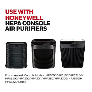 Honeywell HEPA Air Purifier Filter Value Kit – Includes 2 R HEPA Filters and 1 A Pre-Filter Roll with Cutting Template