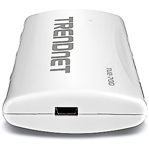 TRENDnet USB 2.0 7-Port High Speed Hub, 5V/2A Power Adapter, Up to 480 Mbps USB 2.0 Connection Speeds, 10 Watts Total Power, Compatible with Windows, Mac, and Linux, White, TU2-700