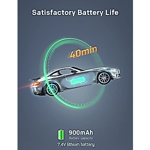 MIEBELY Remote Control Car, Mercedes Benz 1/12 Scale Official Authorized GT R Pro Rc Cars 7.4V 900mAh Rechargeable Battery 2.4Ghz Rc Drift Cars W/LED Toy Car Birthday Gift for Boys Kids Adults Age 6+