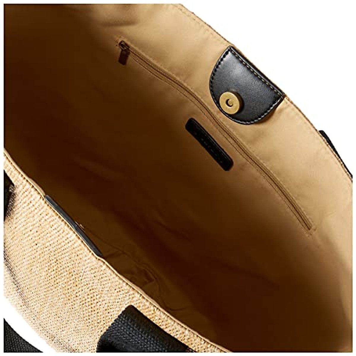 The Drop Women's Tracy Large Canvas Tote, Black, One Size