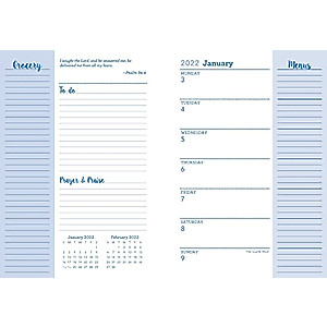 2022 Amy Knapp's Christian Family Organizer: 17-Month Weekly Mom Planner with Stickers