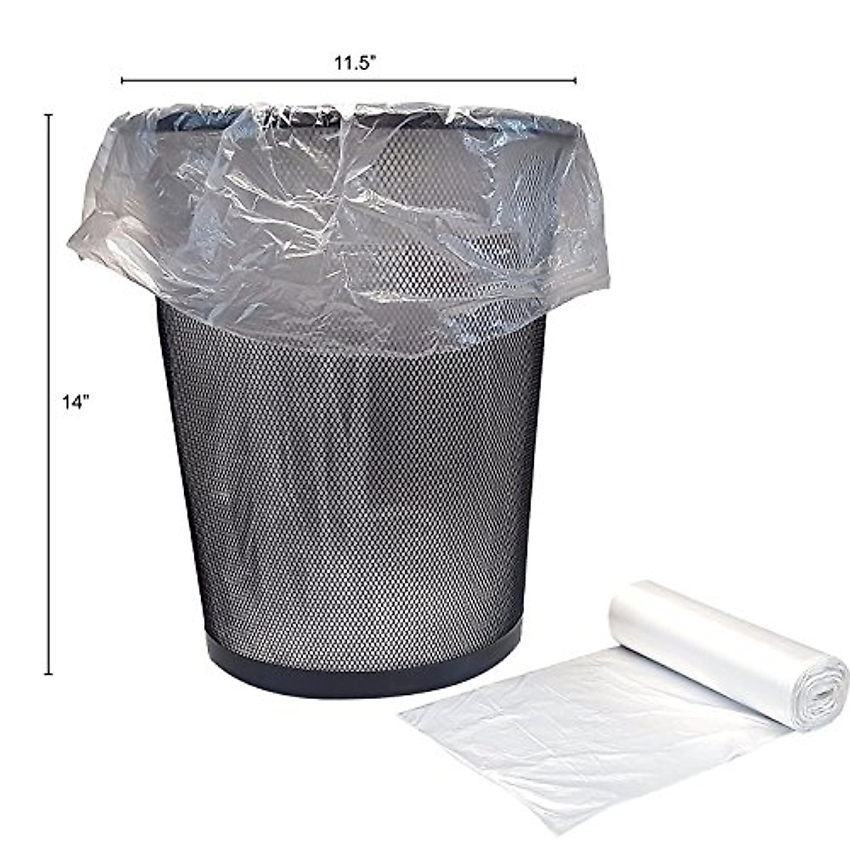 7-10 Gallon Light Duty Wastebasket Trash Bags (100, 10 Gallon (Fits 7 Gallon and Smaller Cans))