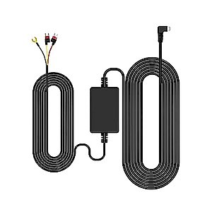 LANMODO Dash Cam Hardwire Kit for LANMODO D1 4K Dashcam, 11.5ft USB Type-C Hard Wire Kit Fuse with Low Voltage Protection, 12V-24V to 5V/3A (Supports 1-3A) Car Dash Camera Charger Power Cord